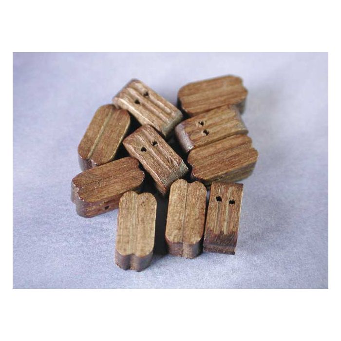 Caldercraft 10mm Walnut Single Blocks (10) RC Scale Model Boats & Ships