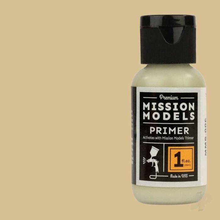 Mission Models Tan Primer (1oz) Acrylic Airbrush Paint