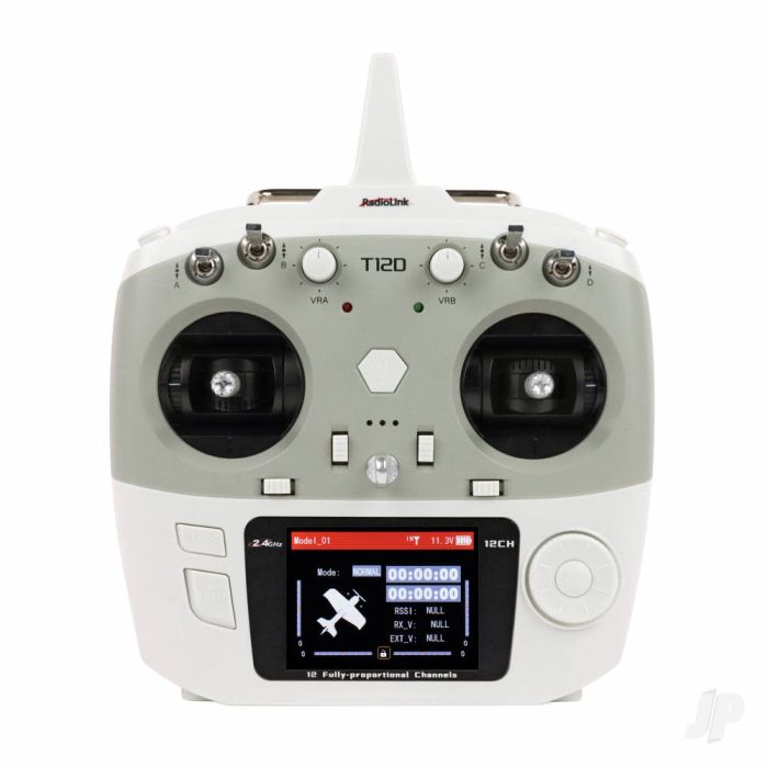 RadioLink T12D 2.4GHz 12-Channel RC Transmitter w/R12F Receiver (Mode 2)